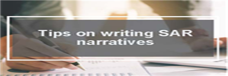 Writing an Effective SAR Narrative
